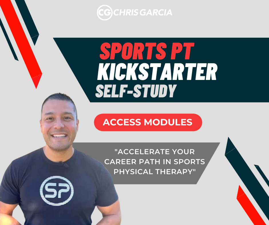 Sports PT Kickstarter Self-Study - Dr. Chris Garcia