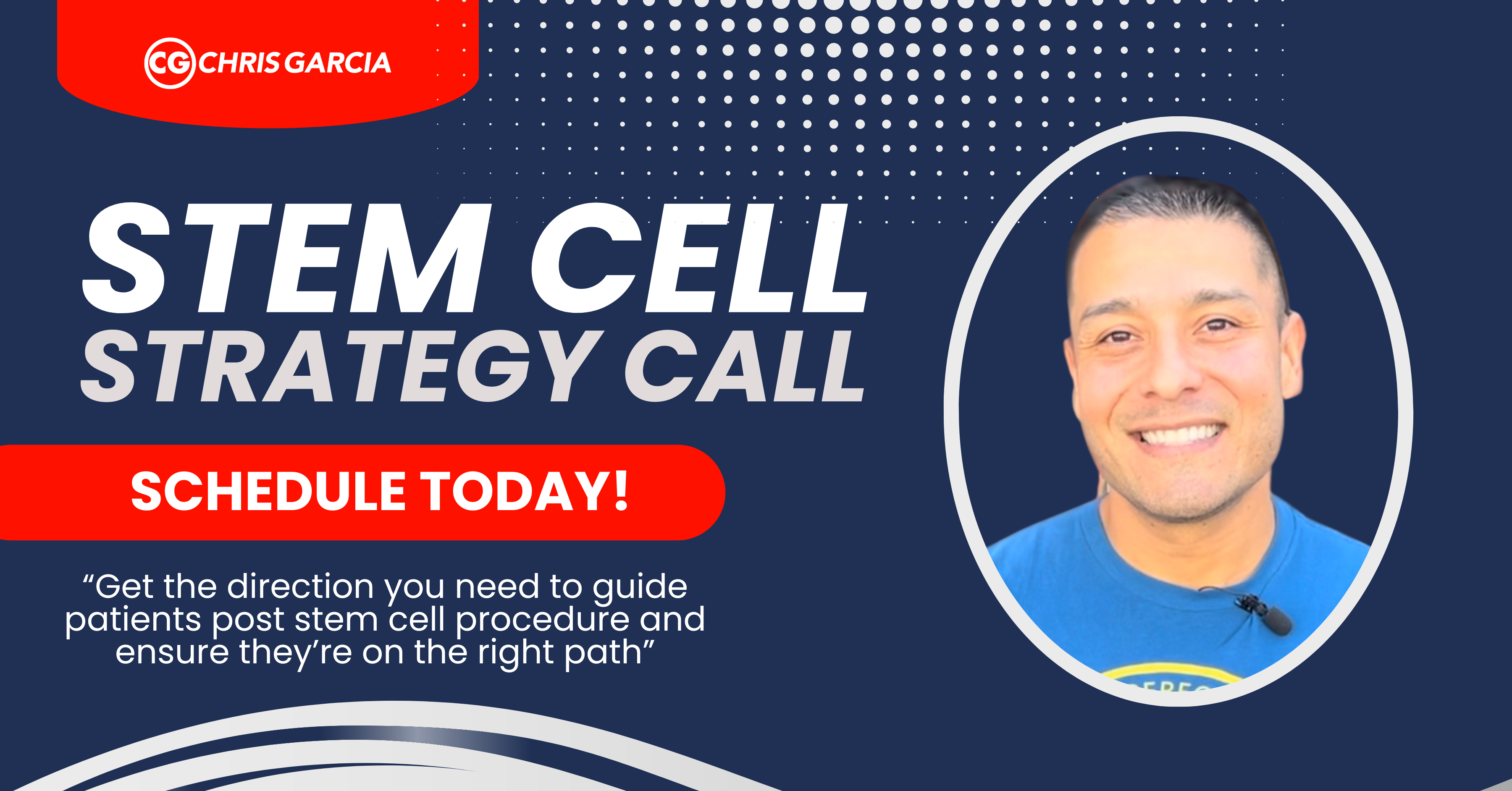 Calendly - Stem Cell Strategy Call - Dr. Chris Garcia